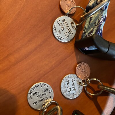 Personalized Penny Male Dog ID Tag Custom Funny Pet - Etsy