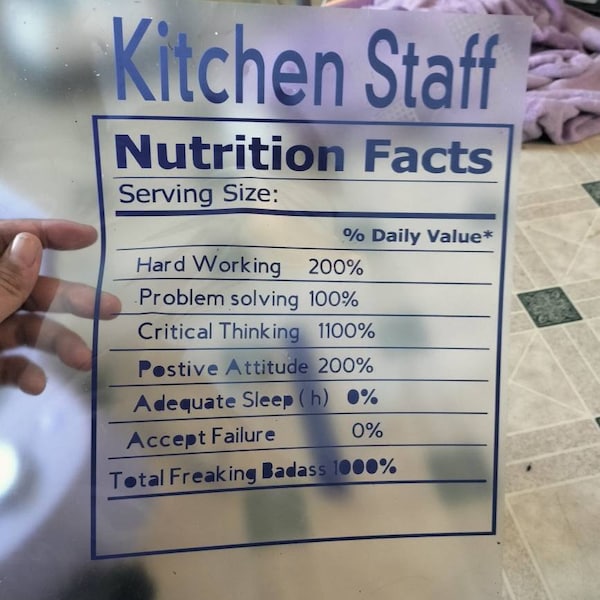 Nutrition Facts Template Svg, Clipart – Nutritional Calories and ...