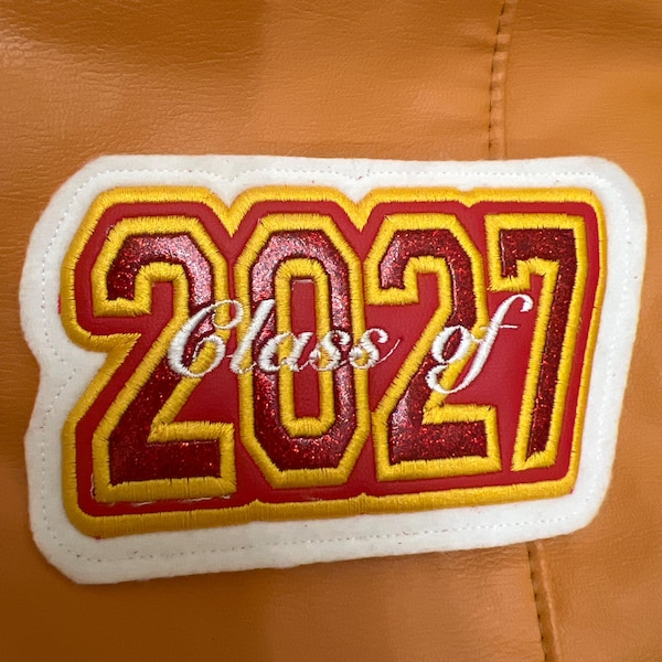 Graduation Year Letterman Jacket Patch | Class Year Letterman Jacket ...
