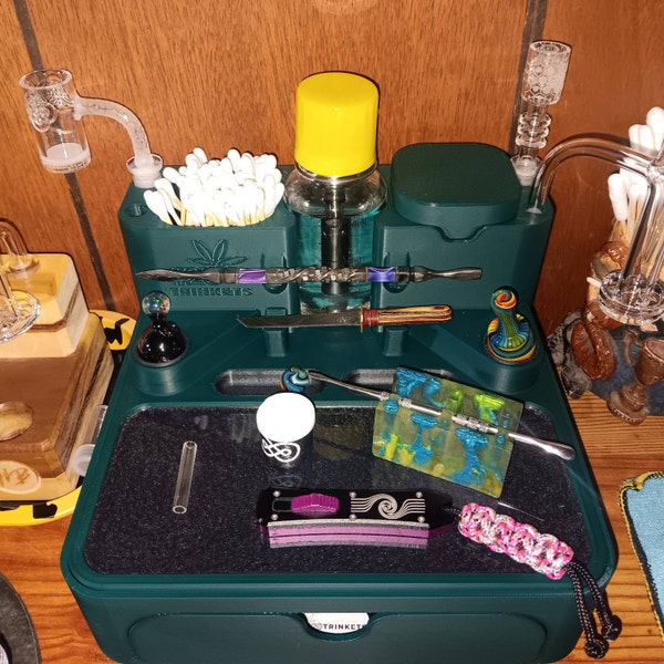 Concentration Station | Cleaning and Organization Dab Tray | Silicone ...