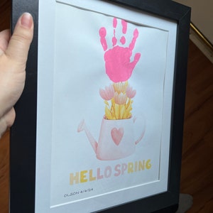 Alphabet Handprint Art Printable Craft, My Handprint Footprint Book ...