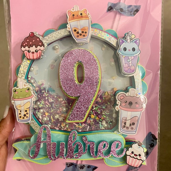 Roller Skate Cake Topper, Neon Cake Topper,roller Skate Birthday Cake ...