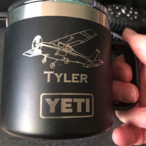 Personalized Yeti for Pilot Helicopter Pilot Gift Pilot | Etsy