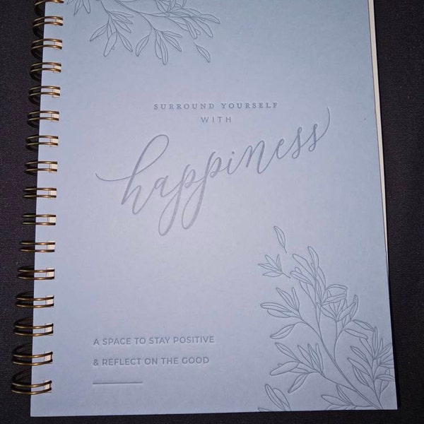 Happiness Guided Journal for Women, Personal Growth, Surround Yourself ...