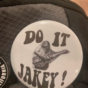 Do It Jakey Tribute Button 2.25 Inch Button in White - Etsy