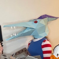 Shark Mask Papercraft Template Baby Shark Animal Mask Halloween Mask ...