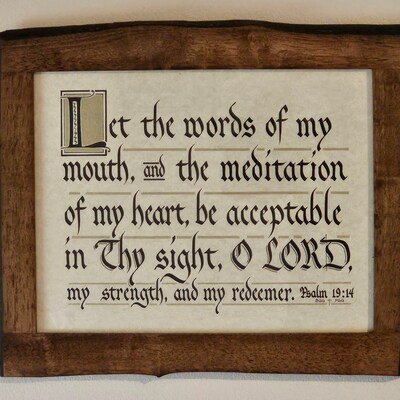 Print II Corinthians 4:7 Hand Lettering Calligraphy Print Scripture ...