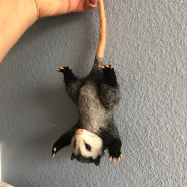 Needle Felted Realistic Possum MADE TO ORDER Felt Animals Felting ...