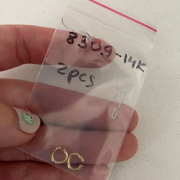 3sets Brass Ends Hook Eye Crimp End Caps, Inside Diameter of 1mm, 2mm ...