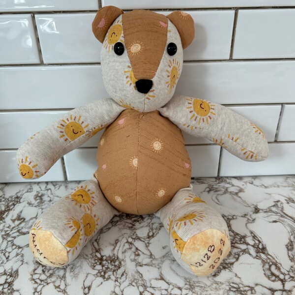 Teddy Bear Pattern Memory Bear Pattern Memory Bears Sewing Pattern Bear ...