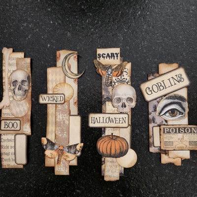 Gothic Folder, Ephemera Storage Folder, Mini Folder, Printable Folder ...