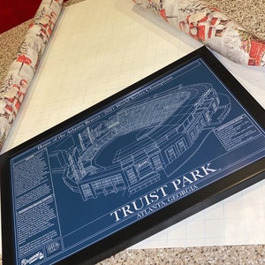 Buffalo Bills Highmark Stadium Blueprint Football Print - Etsy