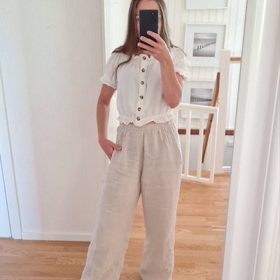 Baggy Pants PDF Printable Sewing Pattern, Instant Download U.S Size 0,2 ...