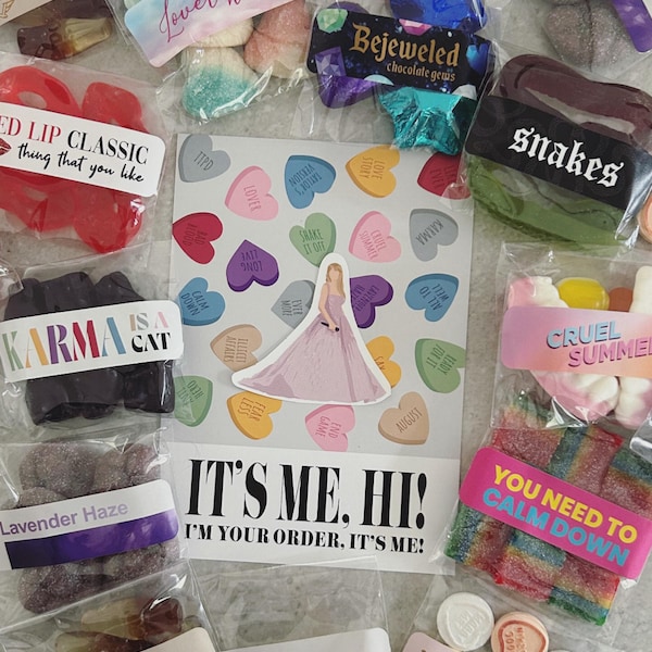 Party Favours // Lolly Packets – TS ERAS Inspired - Etsy Australia