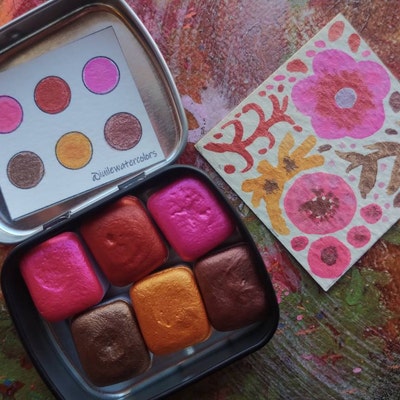 Merida Disney Princess Watercolor Paints Half Pan - Etsy