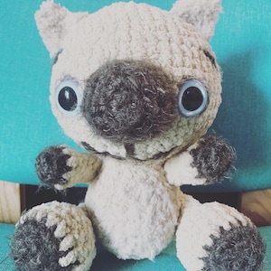 PATTERN: Watson the Wombat Crochet Pattern Amigurumi Wombat Pattern ...