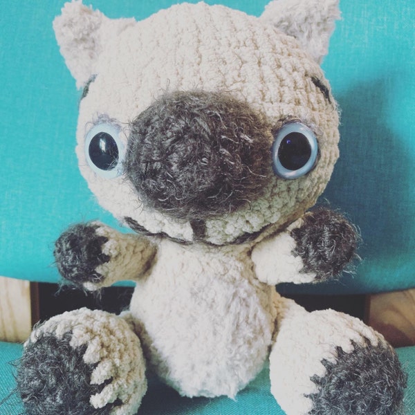 PATTERN: Watson the Wombat Crochet Pattern - Amigurumi Wombat Pattern ...