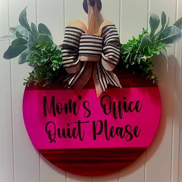 Front Door Decor, Custom Door Hanger, Welcome to Our Home, Custom Front ...