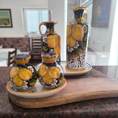 Italian Ceramic Rooster Figurine Italian Art Pottery Animals Collection ...