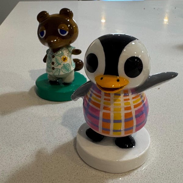 KIRBY Custom Hand Painted Kirby Open Mouth Figurine, Forgotten Land ...