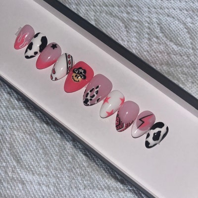 Raiden Inspired Nails - Etsy