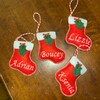 Holiday Mini Stockings Personalized, Personalized Gift Family Ornaments ...