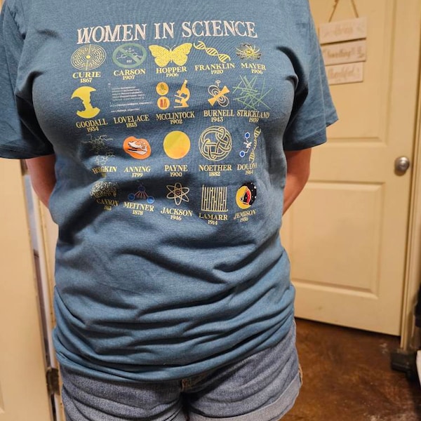 Women in Science - Scientist T Shirt - Etsy