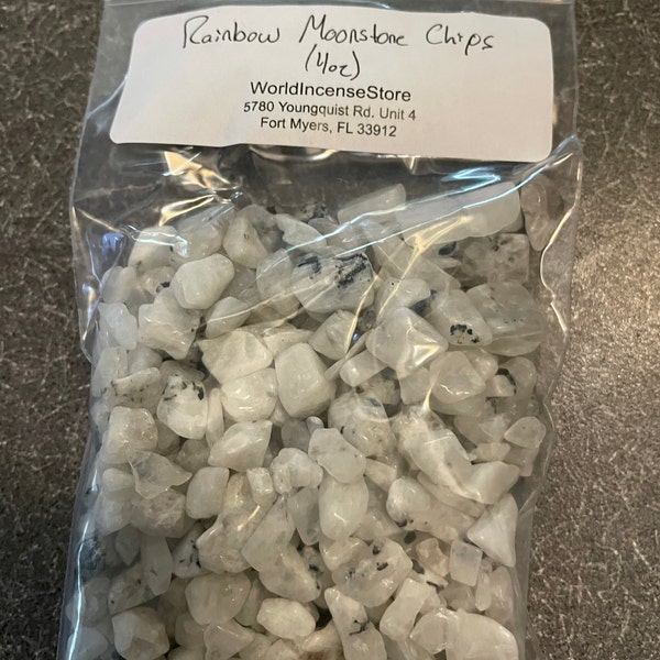 Rainbow Moonstone Semi Tumbled Mini Crystal Chips 5-15 Mm: Loose ...