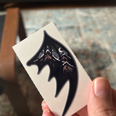 ACOTAR 'bat Wing Mountain' Sticker to the Stars Who Listen Feyre ...