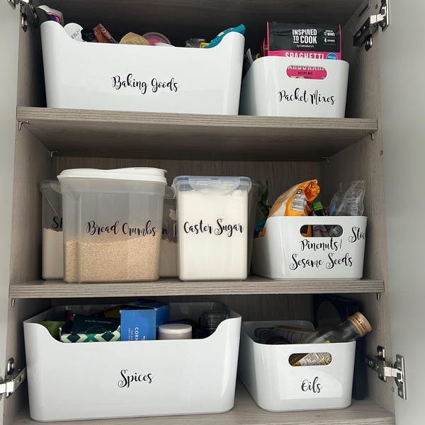 Personalised Letterbox Sign Decal Label for Greeting or Instruction and ...