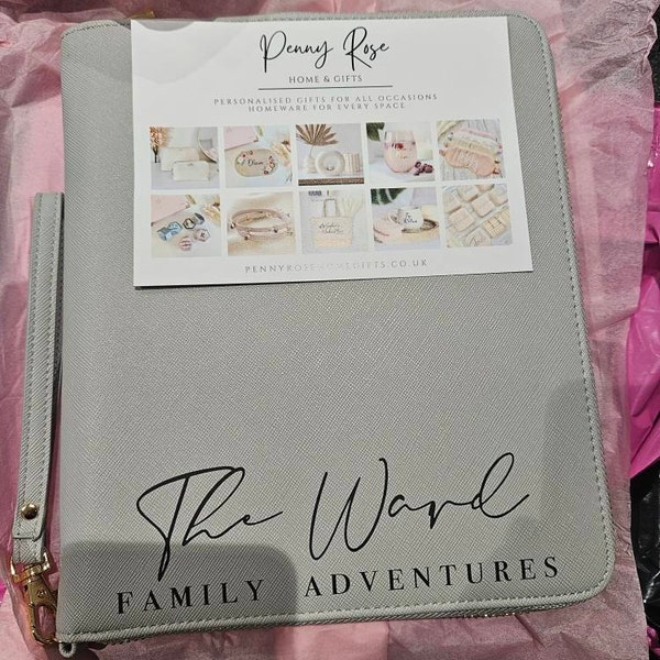 Personalised Travel Organiser, Travel Gift, Travel Wallet, Passport ...