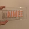Drop Shadow iPhone Case Personalised Name Clear Custom Monogram ...