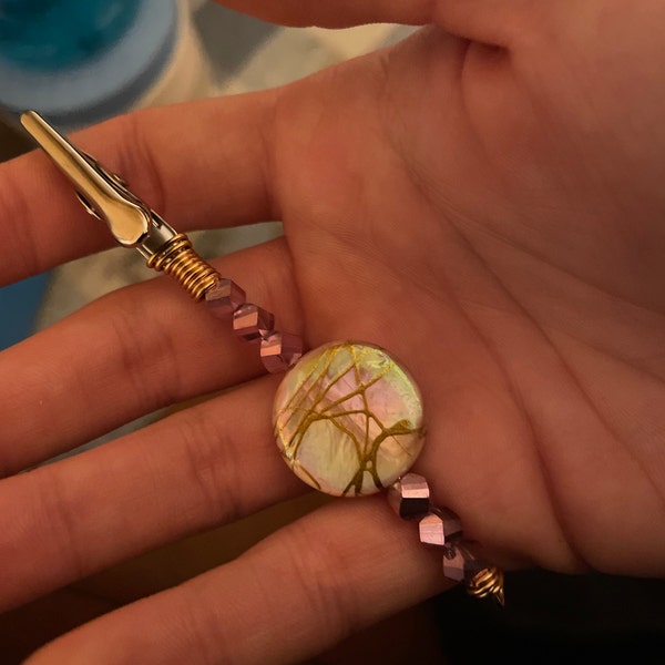 Silver Hair Rings W/ Chakra Beads Braid Rings Braid Jewelry Dread Rings ...