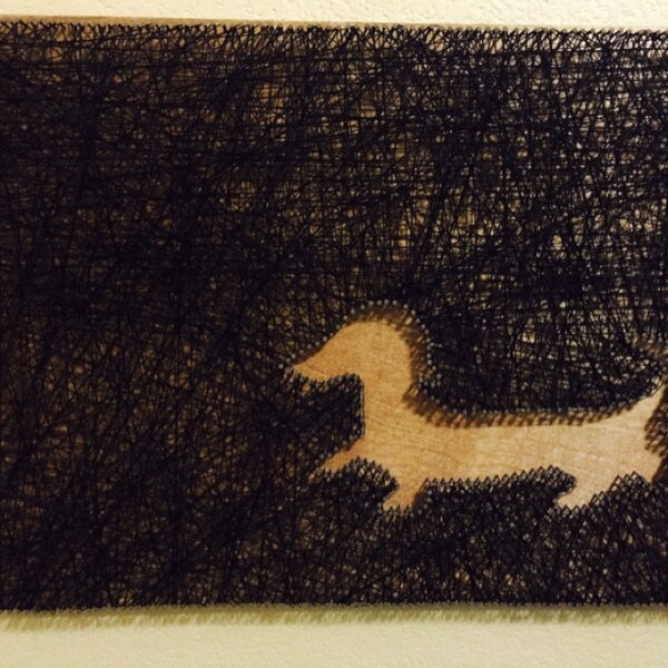 Golden Retriever String Art 16"x16" - Etsy