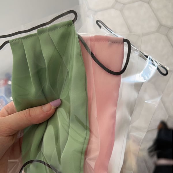 Super Soft Silky Satin Face Masks Made in the UK! Washable and Reusable ...