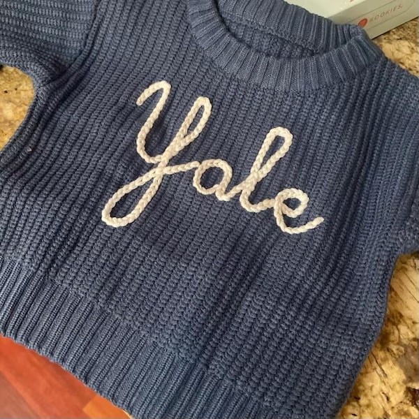 Kids Hand Embroidered Denim Jacket Personalized Name Kids Jean Jacket ...