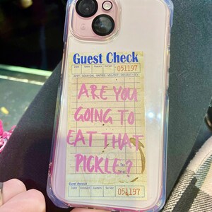 Hot Girls Drink Tequila Retro Guest Check Phone Case, Tequila, Espresso ...