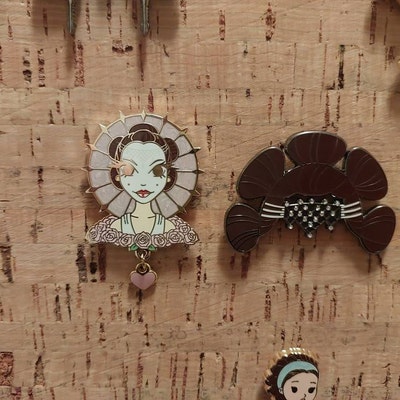 Sun and Moon Enamel Pins - Etsy