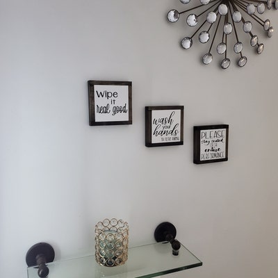 Wipe It Real Good Bathroom Home Decor Funny Restroom Sign - Etsy