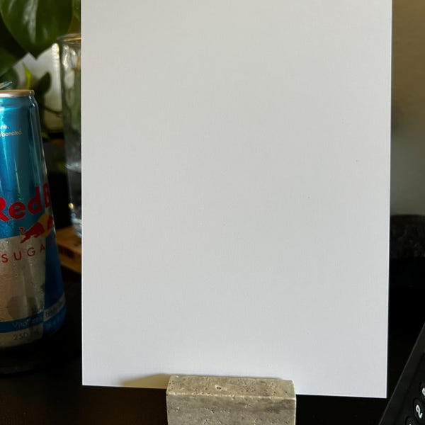 Travertine Card Holder, Marble Menu Holder, Jewelry Display, Name Tag ...