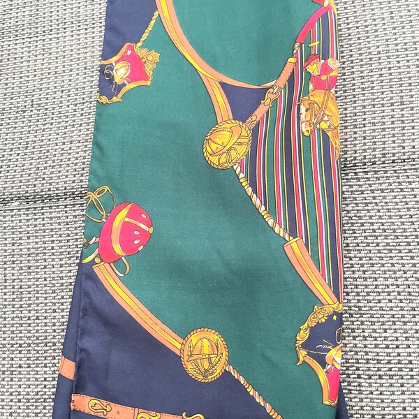 Mens Vintage Paisley 60's Blue Kipper Tie, Gents Rare Retro Psychedelic ...