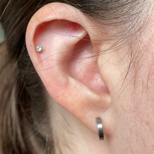 Implant Grade Titanium Threadless Push in Top CZ 1.5mm/2mm/2.5mm/3mm ...