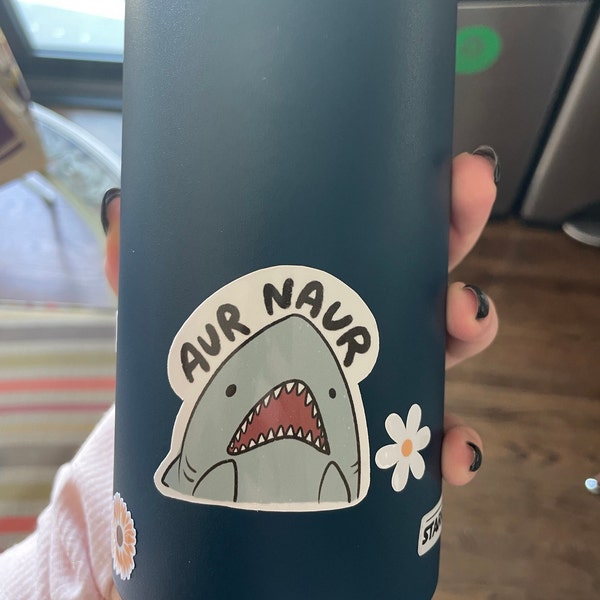 Aur Naur Cute Sticker | Series 3 | Funny Sticker | Penguin Shark Orca ...
