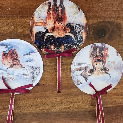 Cute Christmas Mice Clipart Watercolor Digital Paper Bundle 12 PNG ...