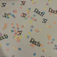 100 Glitter Dog Bone Table Confetti Sprinkles, Birthday, Party, Silver ...