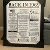 Back in 1969 Instant Download, Black and White Poster, 55th Birthday ...