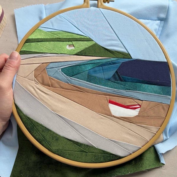 Clamshell Mini Quilt, Quilt Pattern, Bear Raccoon Pattern, Sewing ...