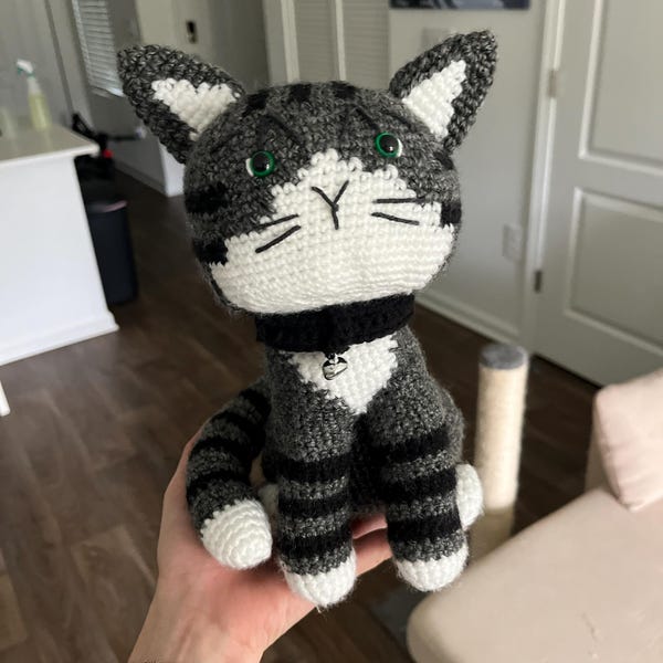 Tabby Cat Crochet Pattern | Amigurumi Ginger Kitty - Etsy