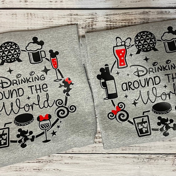 Drinking Around the World, Epcot SVG, Vacation Svg,travel Svg, Wine Svg ...