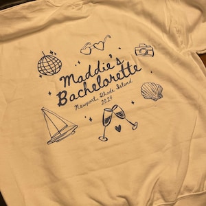 Custom Bachelorette Crewneck, Cocktail Bar Theme, Bachelorette ...